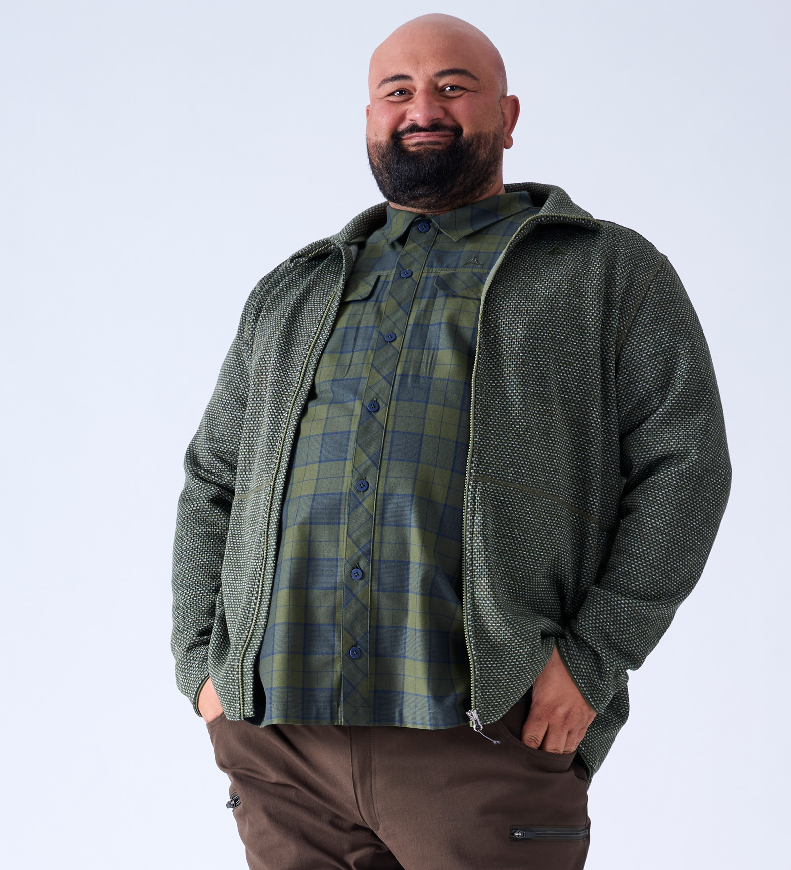 Hemd unter Pullover in Übergrößen - Modetipps | Pfundskerl Blog