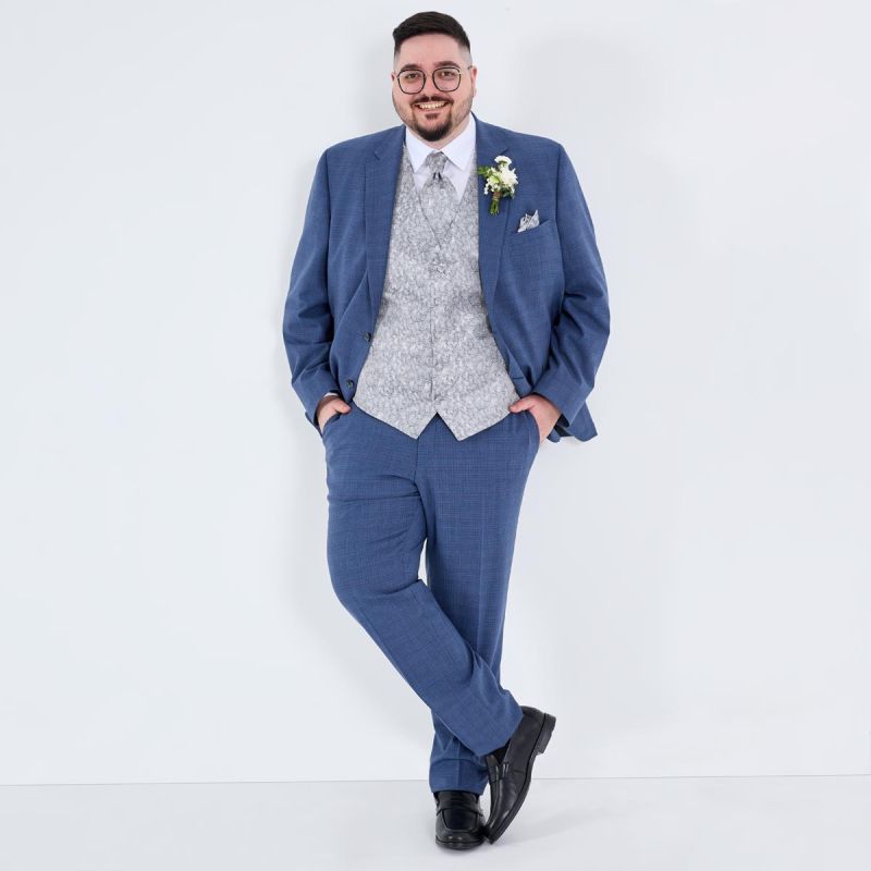 Hochzeitsweste | hellgrau | 62 | 1006915/LAMBERT/46-62