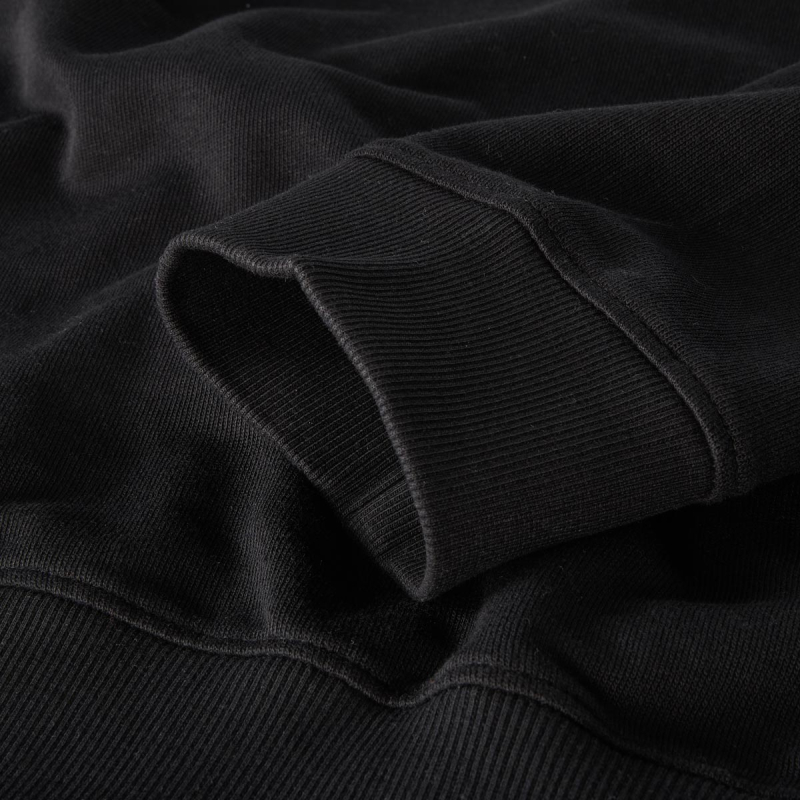 Sweatshirt mit Label-Print | schwarz | 8XL | 12295989/BLACK-8XL