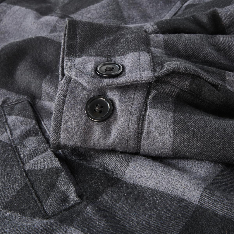 Gefütterte Jacke im Holzfäller-Stil | anthrazit | 10XL | 23878-400/GREY ...
